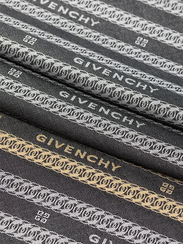 Givenchy Logo Embroidered Silk Scarf