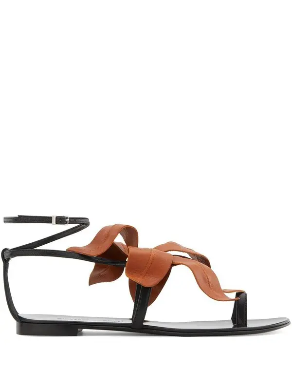 GIUSEPPE ZANOTTI Lilium Flat Sandals
