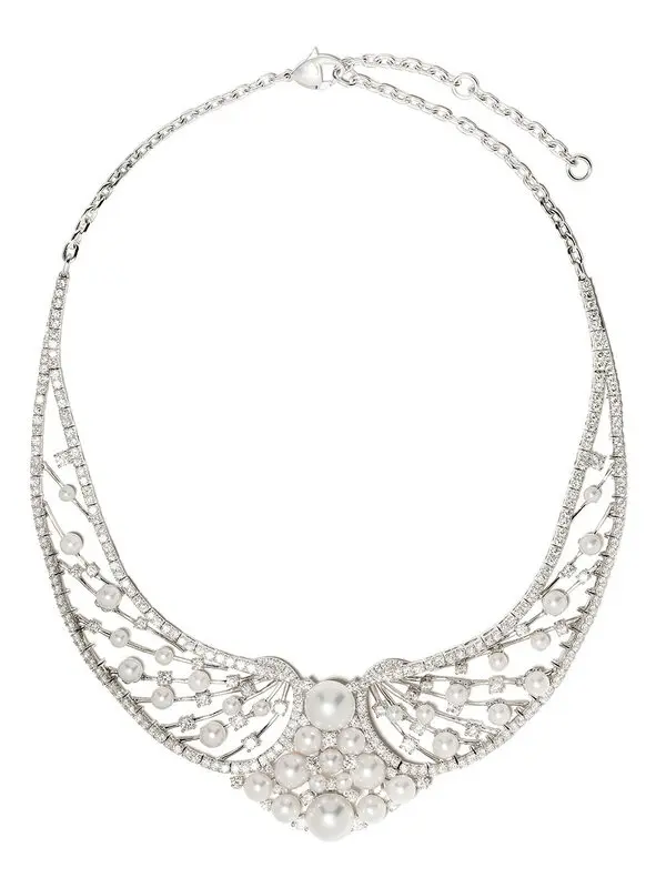 Yoko London 18kt White Gold Diamond Heirloom Necklace