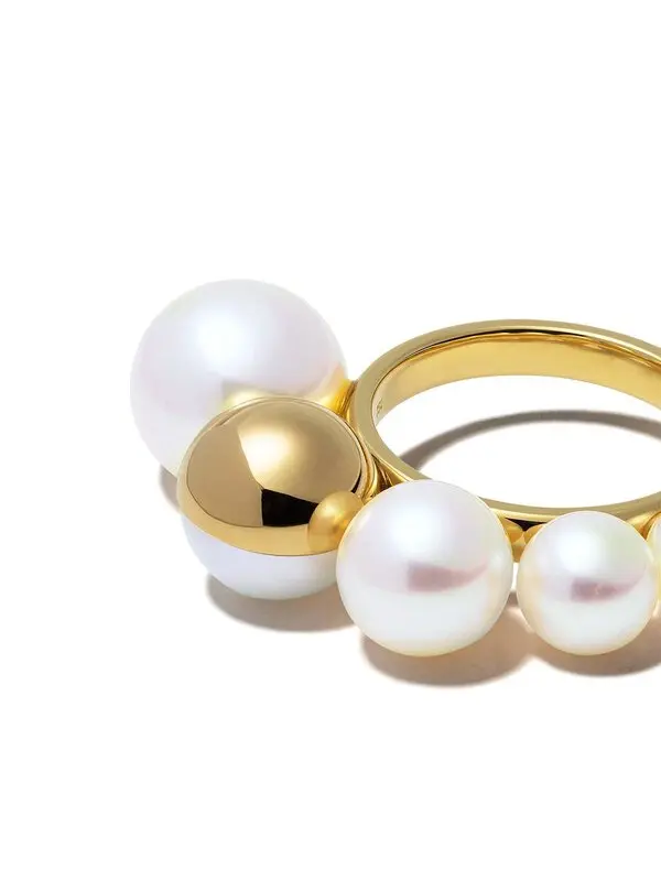TASAKI 18kt M/g Shell Ring - Gold