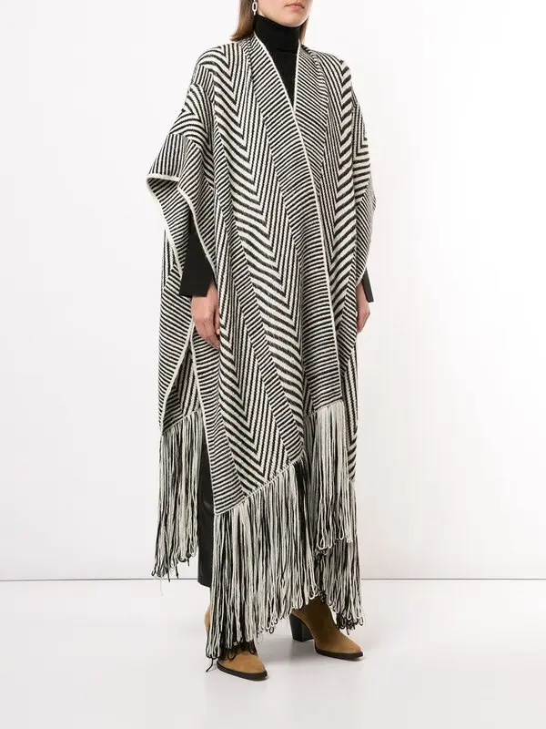 Voz Chevron Knitted Duster