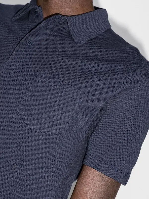 Sunspel Riviera Polo Shirt - Blue