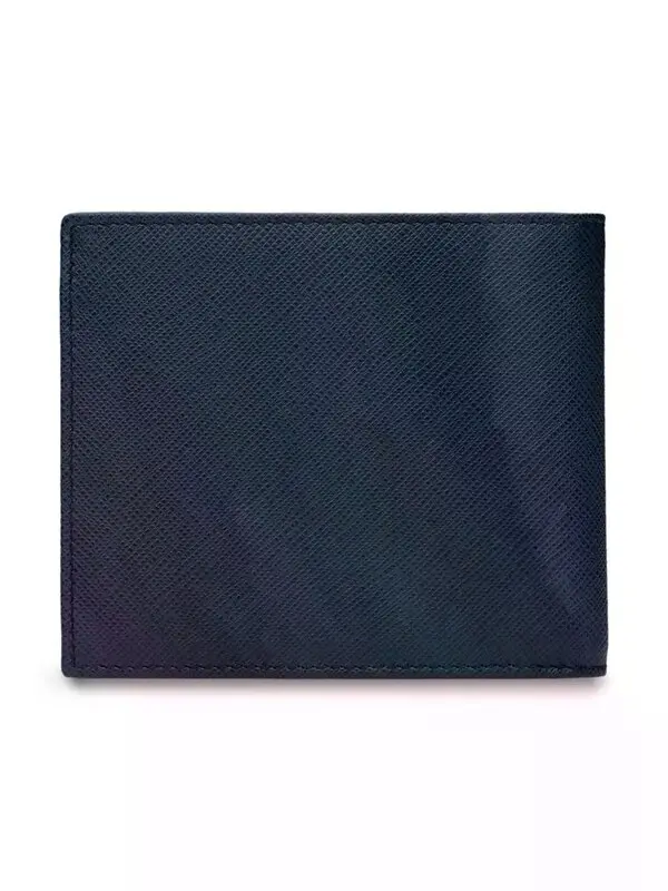 Prada Saffiano Leather Wallet - Blue