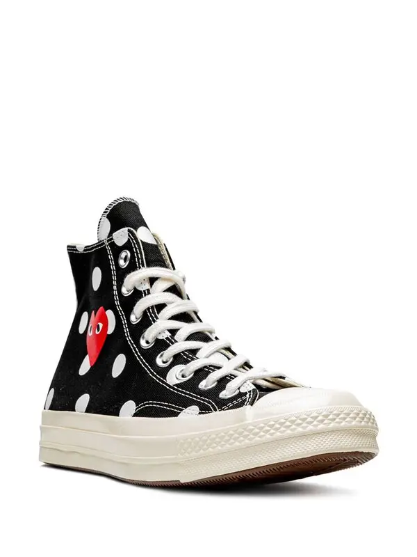 CONVERSE X COMME DES GARONS PLAY Chuck 70 High Top Sneakers