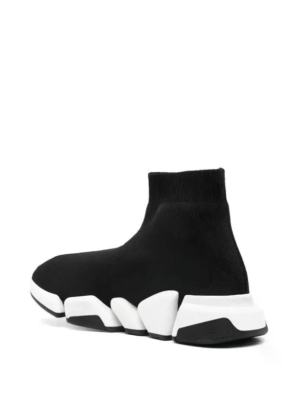 Balenciaga Speed 2.0 Knitted Sneakers - Black