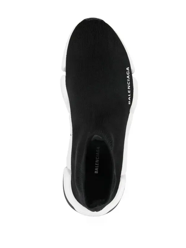 Balenciaga Speed 2.0 Knitted Sneakers - Black