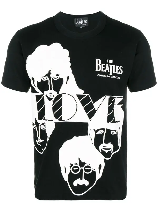 Comme Des Garçons The Beatles T-shirt - Black