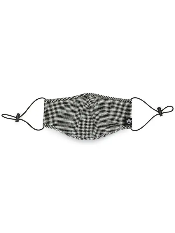 MOSTLY HEARD RARELY SEEN Gingham Print Face Mask - Black