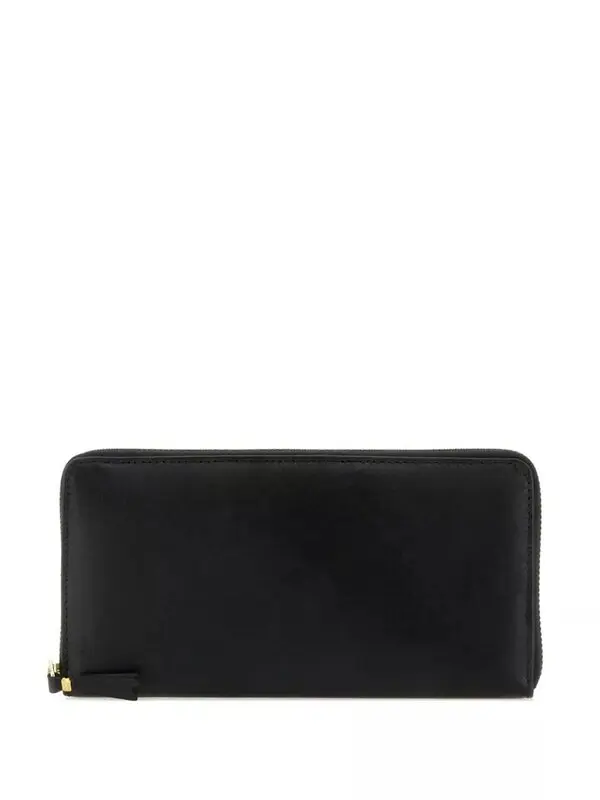 Comme Des Garçons Logo-embossed Leather Wallet - Black