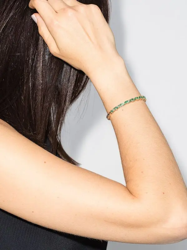 SUZANNE KALAN 18kt Yellow Fireworks Emerald Frenzy Bracelet - Gold