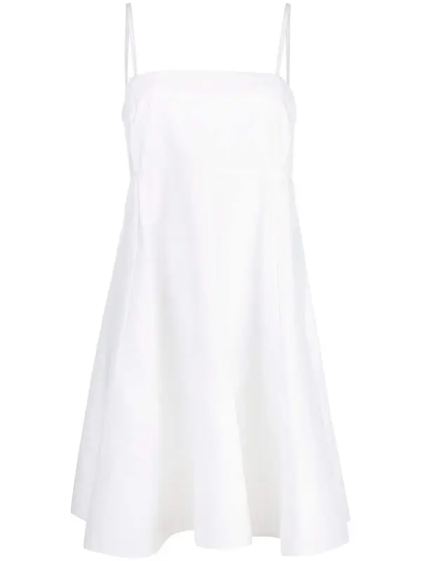 3.1 Phillip Lim Spaghetti Strap A-line Dress - White