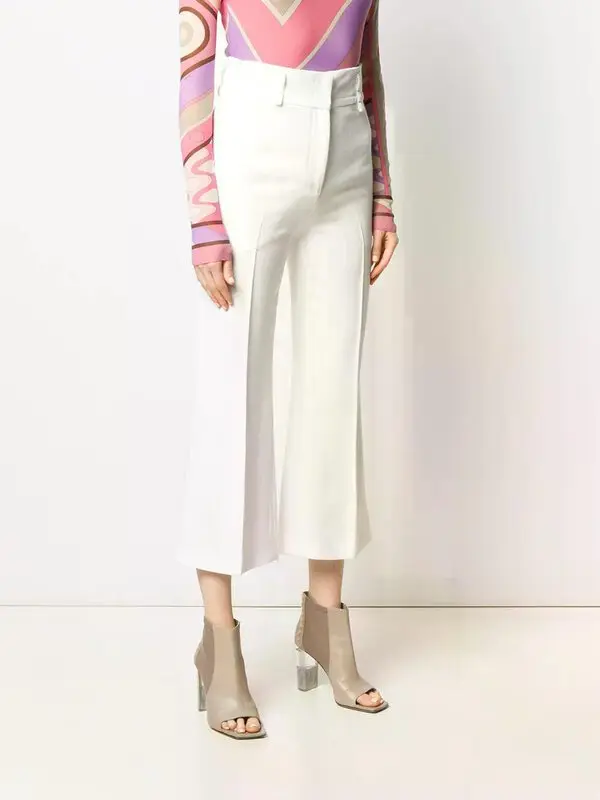 Emilio Pucci Flared Cropped Trousers