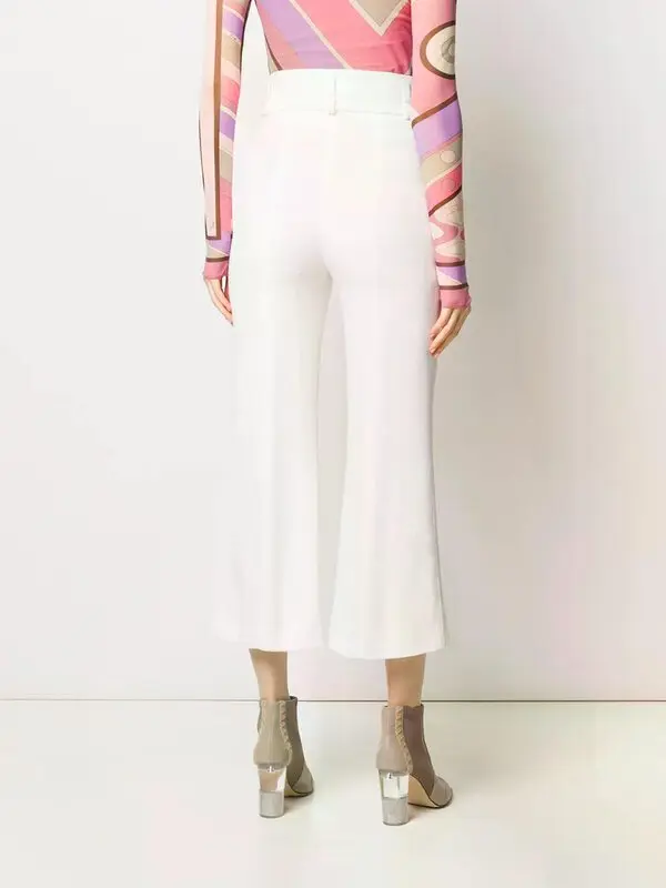 Emilio Pucci Flared Cropped Trousers