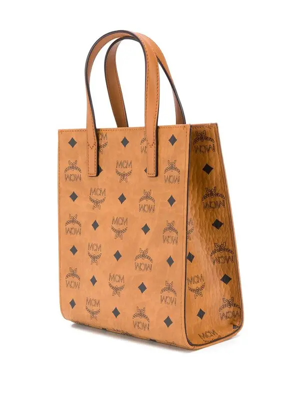 Mcm Monogram Print Tote