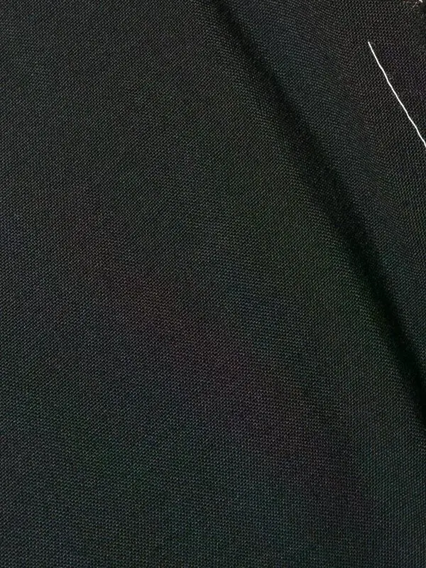 Comme Des Garçons Raw-edge Peplum Dress