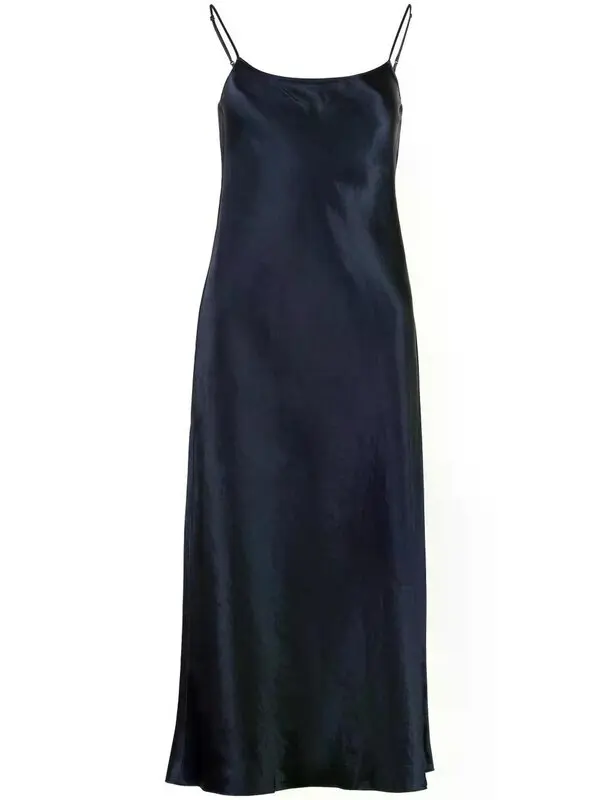 Vince Slip Midi Dress - Blue
