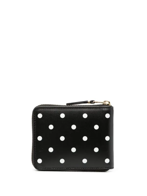 Comme Des Garçons Polka Dot Printed Wallet