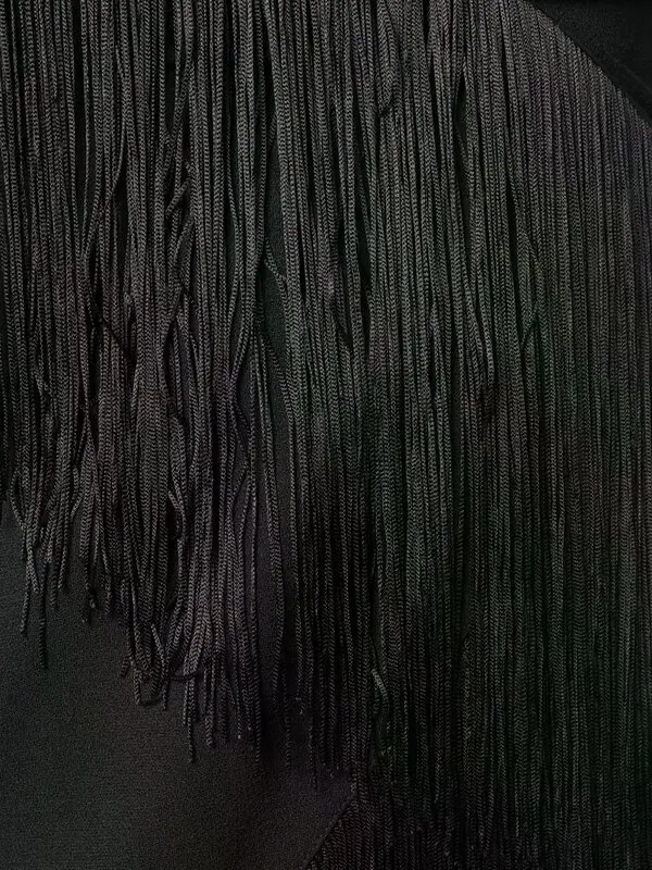 Givenchy Cascading Fringe Slip Dress
