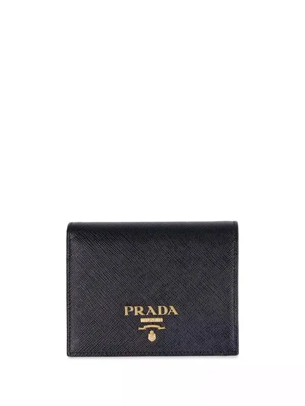 Prada Saffiano Leather Wallet - Black