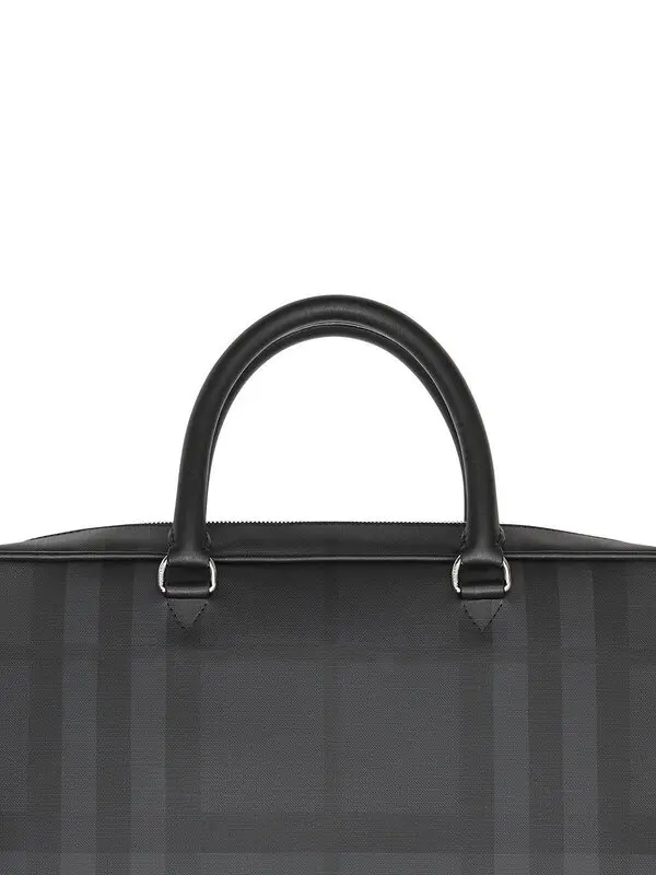 Burberry London Check And Leather Briefcase