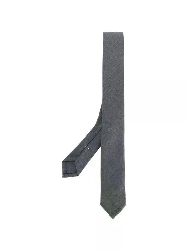 Thom Browne Super 120s Twill Neck Tie - Grey
