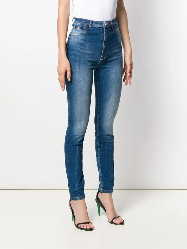 Philipp Plein High-waist Skinny Jeggings