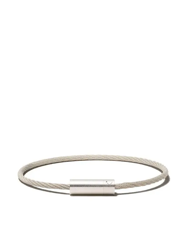 Le Gramme 9 Grams Cable Bracelet - Silver