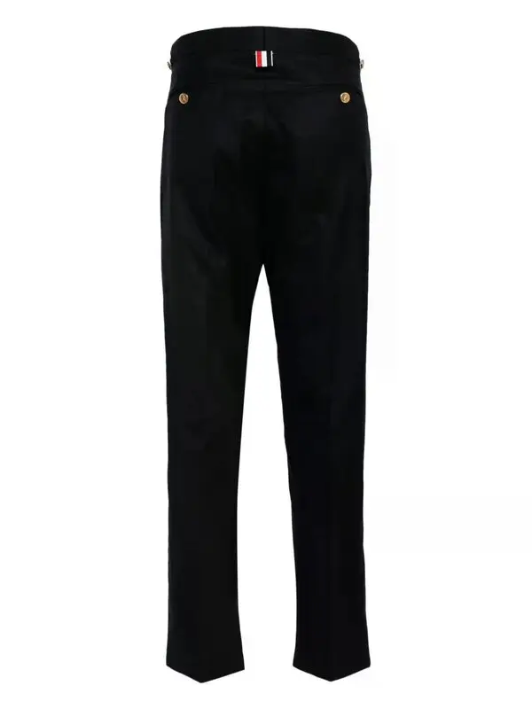 Thom Browne Super 120's Twill Low Rise Trousers - Blue