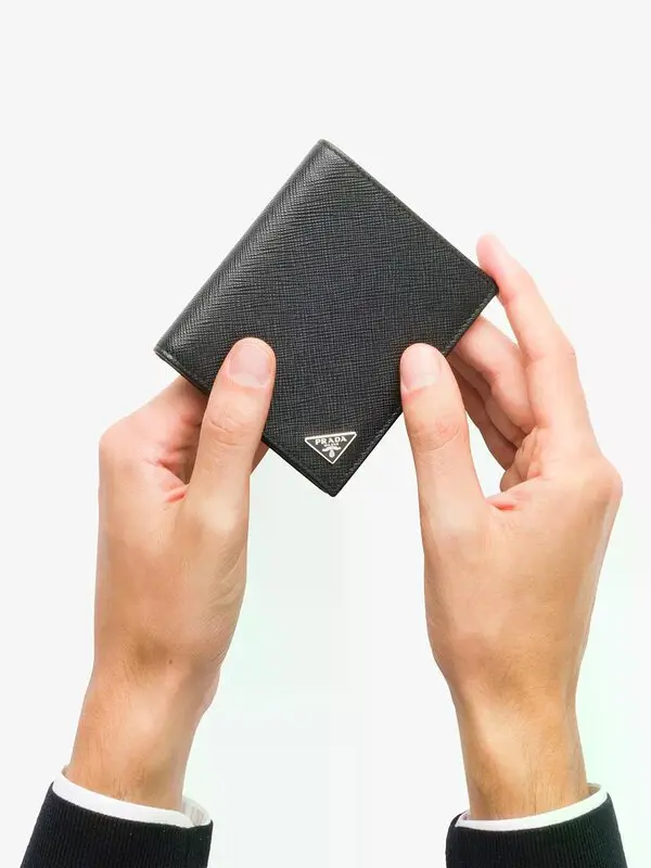 Prada Saffiano Leather Wallet - Black