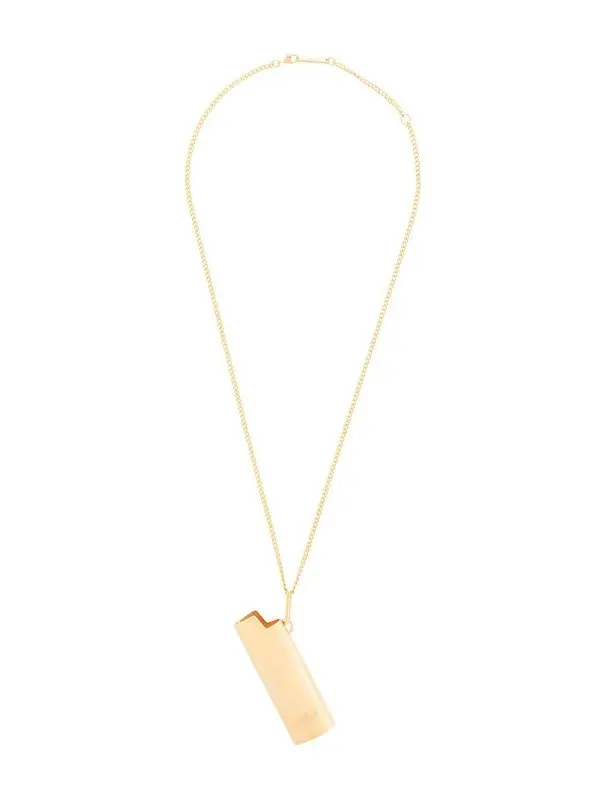 AMBUSH Lighter Pendant Necklace - Metallic