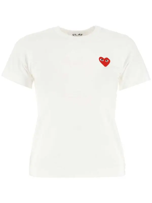 Play Comme Des Garcon Heart Patch T-shirt