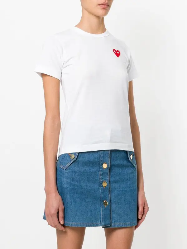 Play Comme Des Garcon Heart Patch T-shirt