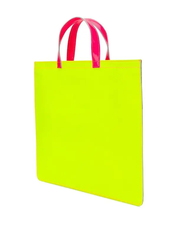 Comme Des Garçons Colour-block Tote Bag