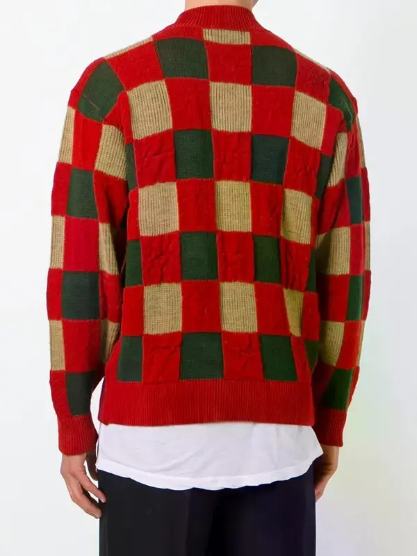 Issey Miyake Checked Jumper