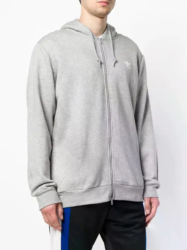 Adidas Oversized Zip Front Hoodie