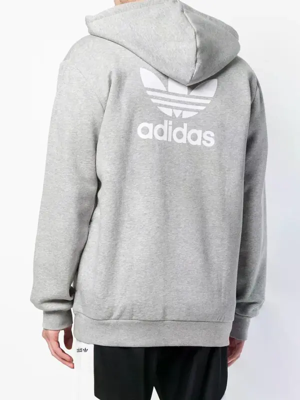 Adidas Oversized Zip Front Hoodie