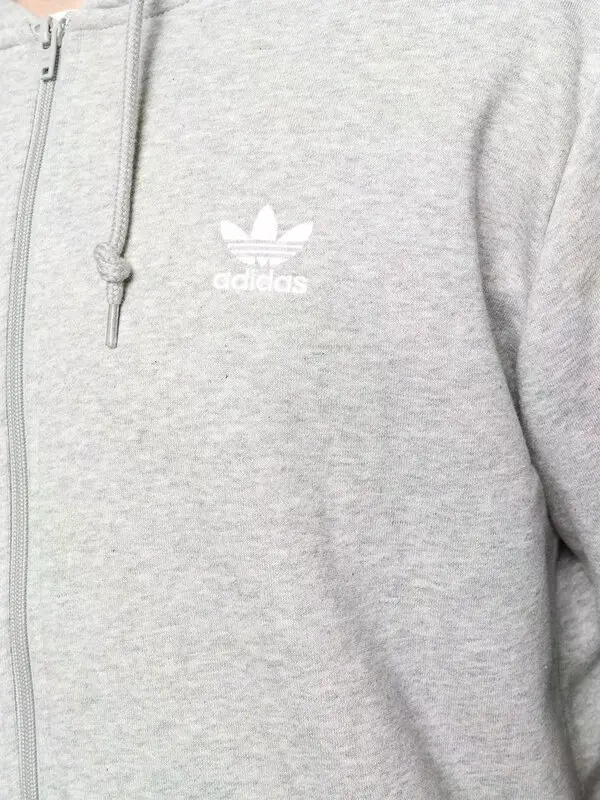 Adidas Oversized Zip Front Hoodie