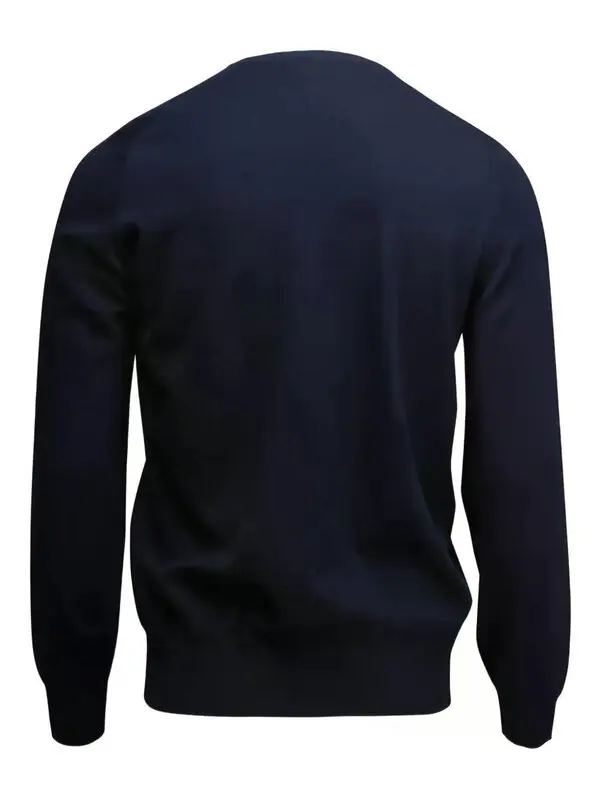 Brunello Cucinelli V-neck Cashmere Jumper - Blue