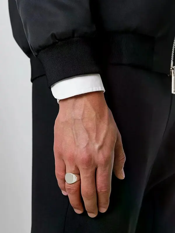 Tom Wood Oval Polished Signet Ring
