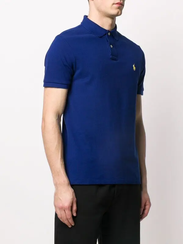 Polo Ralph Lauren Polo Pony-embroidered Polo Shirt - Blue