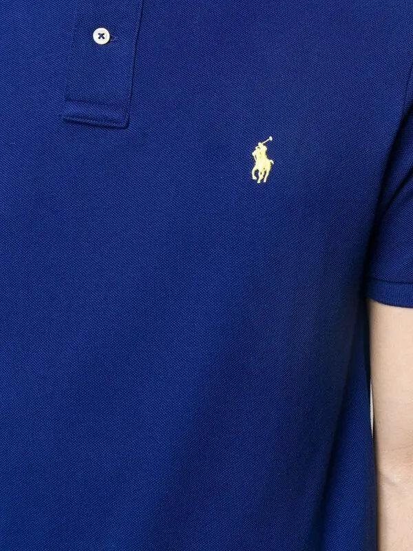 Polo Ralph Lauren Polo Pony-embroidered Polo Shirt - Blue
