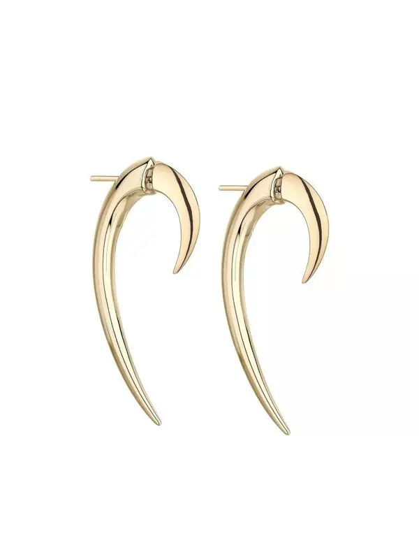 SHAUN LEANE 18k Gold Vermeil Hook Earrings - Yellow