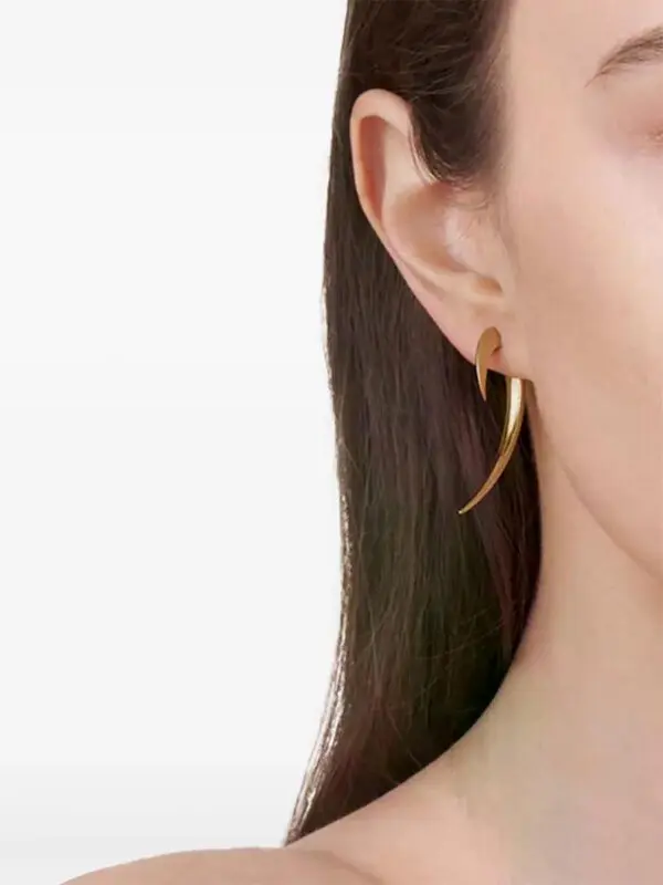 SHAUN LEANE 18k Gold Vermeil Hook Earrings - Yellow