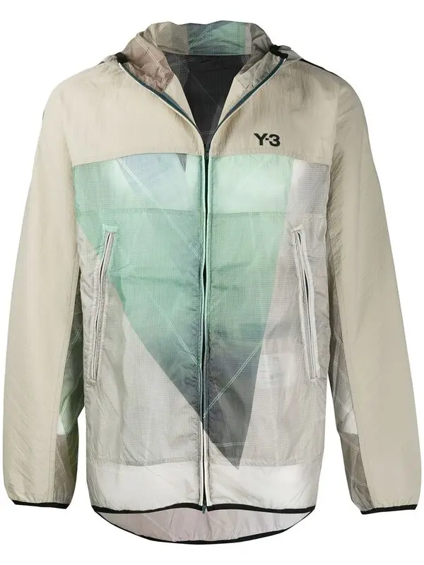 Y3 Tie-dye Hooded Sports Jacket - Neutrals
