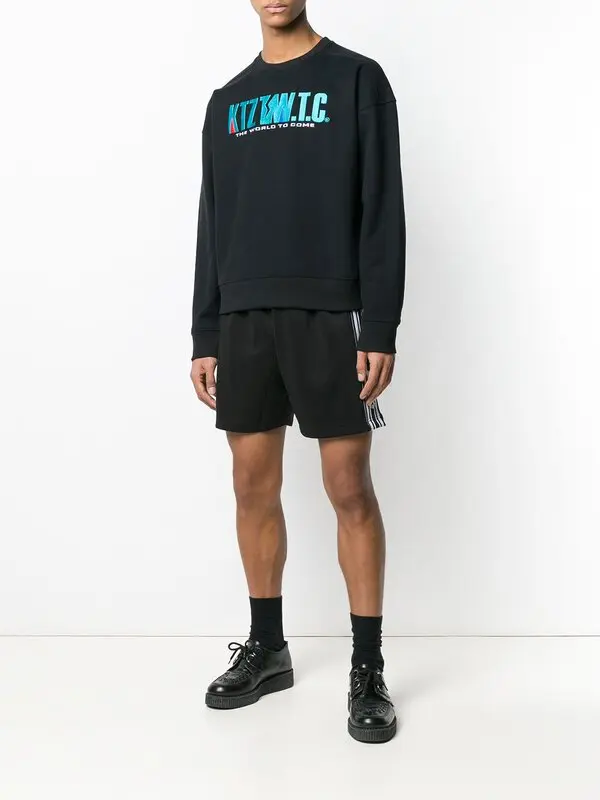 KTZ Mountain Letter Embroidered Sweatshirt