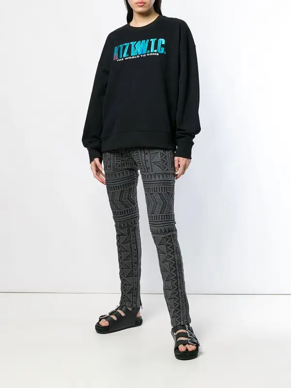 KTZ Mountain Letter Embroidered Sweatshirt