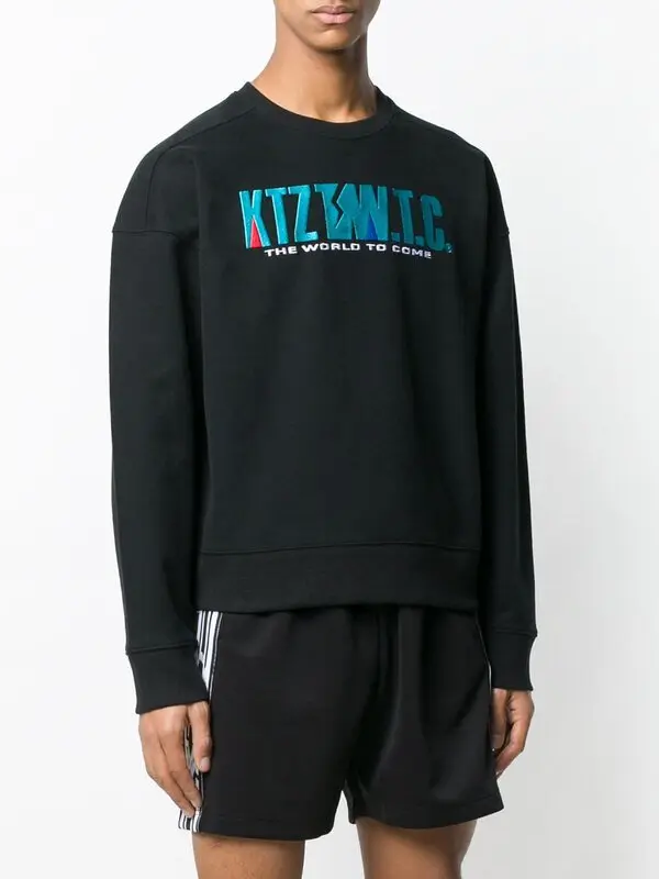 KTZ Mountain Letter Embroidered Sweatshirt
