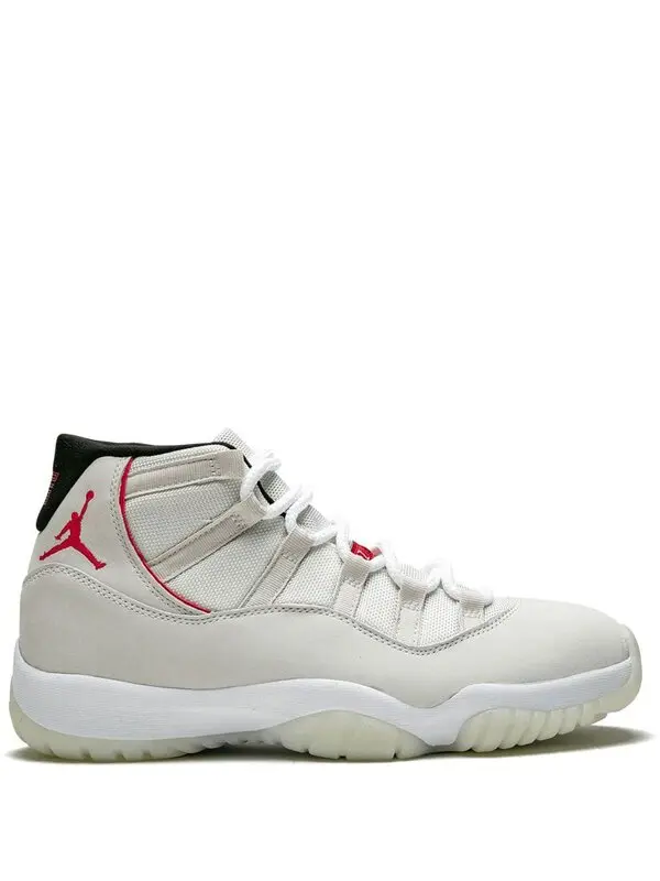 JORDAN Air Retro Platinum Tint Sneakers - White