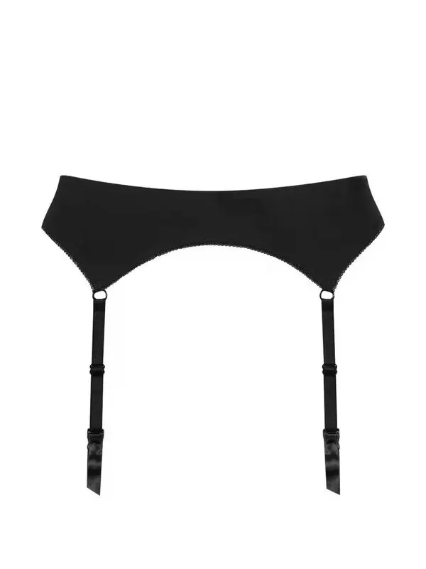 MAISON CLOSE Le Petit Secret Garter Belt - Black