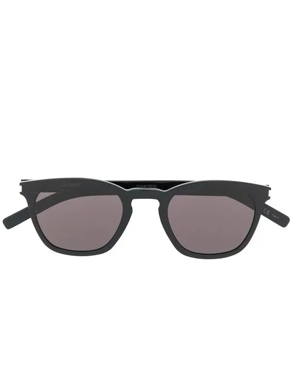 Saint Laurent Square Frame Sunglasses - Black